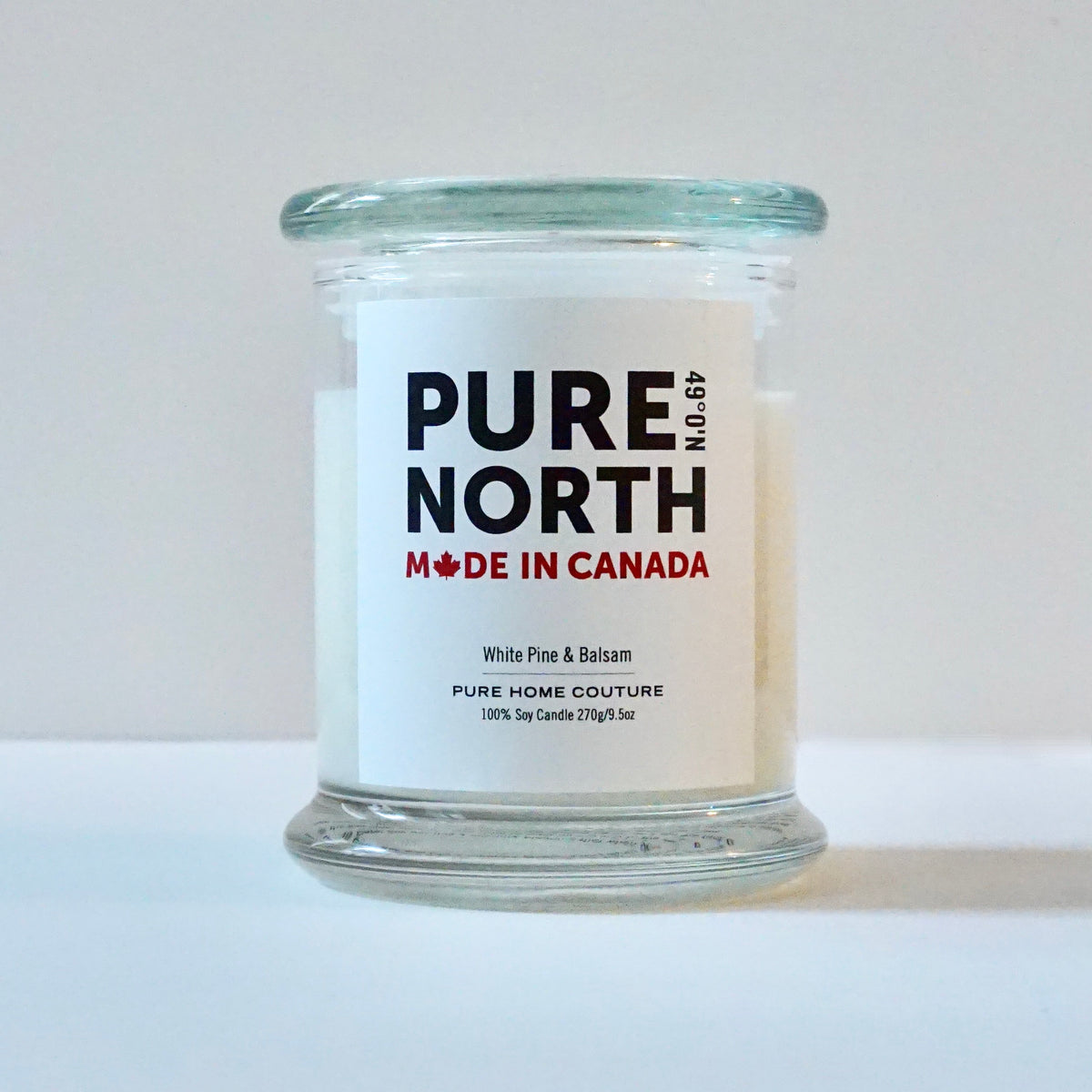 Made in Canada Candle-White Pine + Balsam – PURE HOME COUTURE APOTHECARY