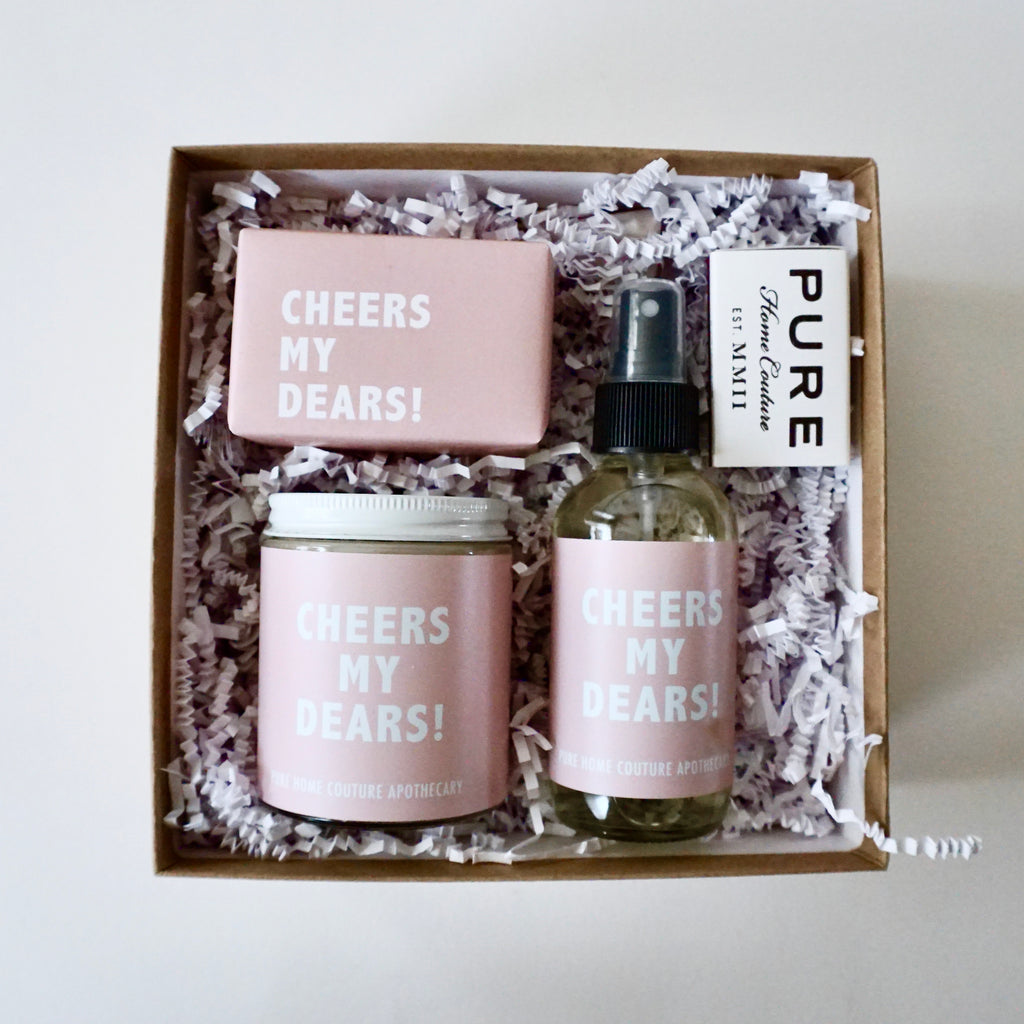 Cheers My Dears! - Gift Box – PURE HOME COUTURE APOTHECARY